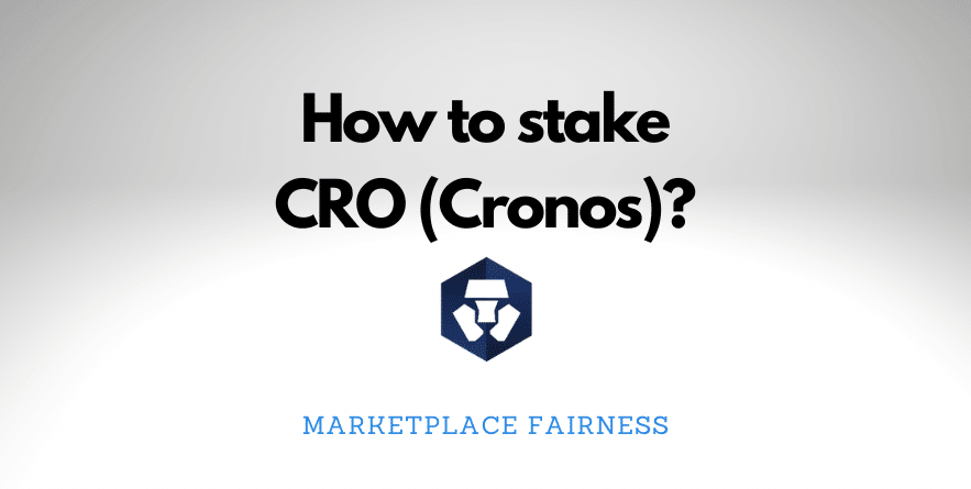How to stake CRO (Cronos) 2025 | Full guide with screenshots - Marketplace Fairness